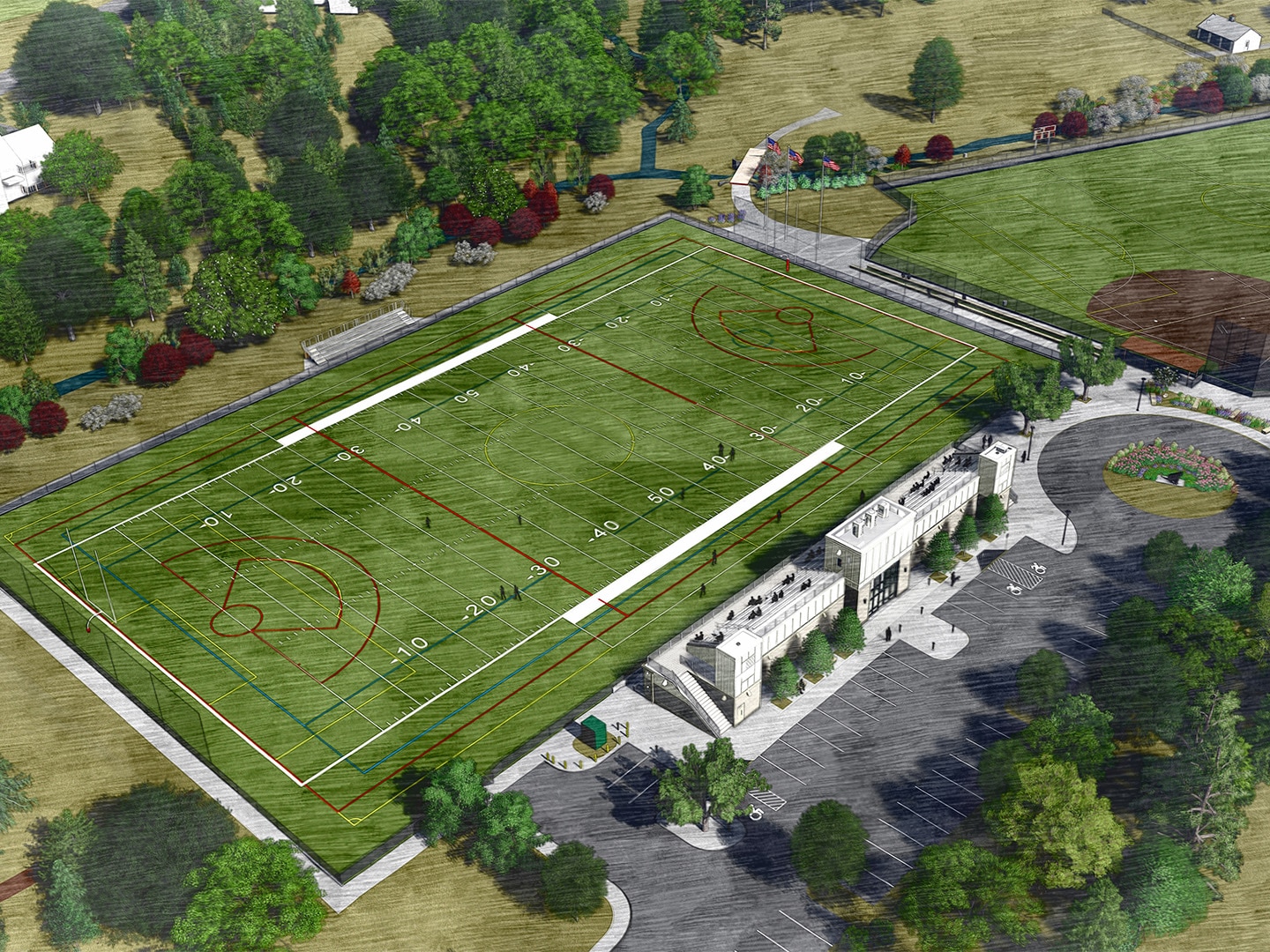 Field House Concept | Patriquin Architects, New Haven CT Architectural ...